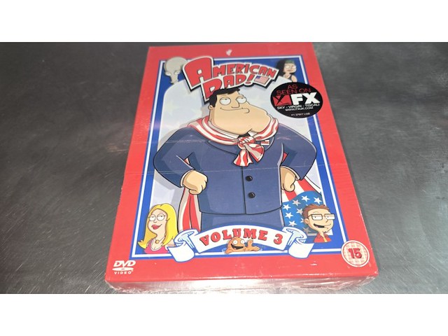American dad! volume 3 3DVDa , U CELOFANU