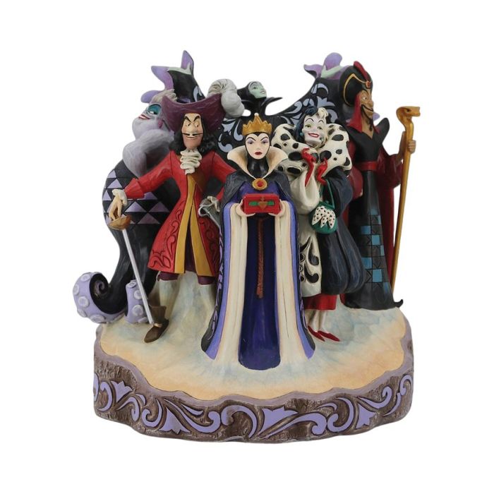 Figura Jim Shore Mischief, Malice & Mayhem Villains Carved by Heart