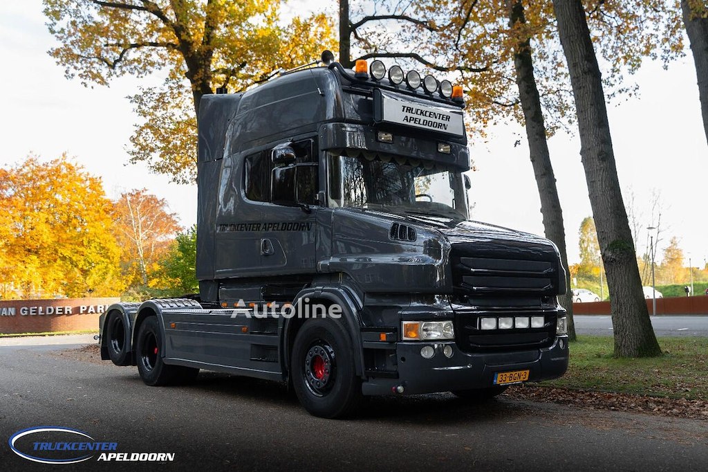 Scania T560 Longline, 6x2 Boogie, Retarder, Torpedo - Hauber - T Cab tegljač