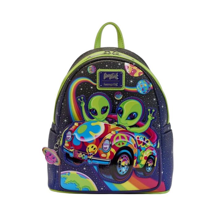 Ranac Loungefly Lisa Frank Cosmic Alien Ride Mini Backpack