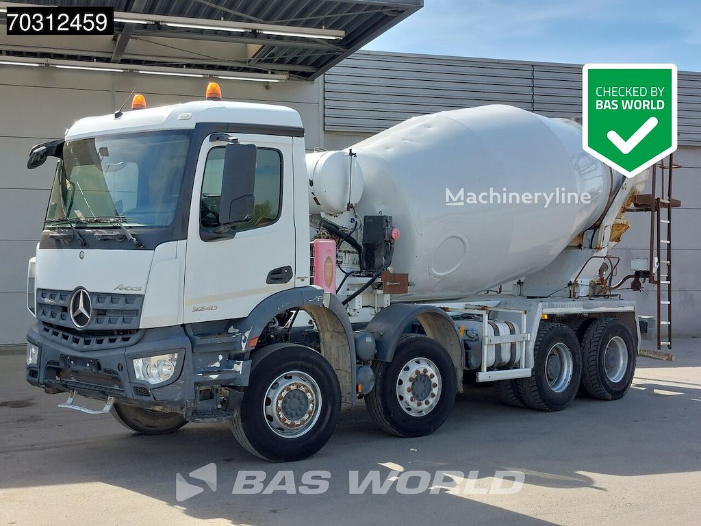 Mercedes-Benz Arocs 3240 Arocs 8X4 9m3 Stetter AM 904 Mixer Steel suspension B kamion s mešalicom za beton