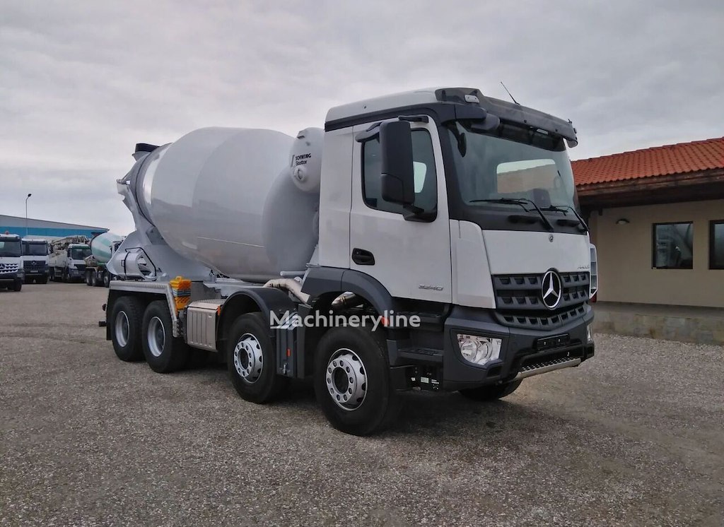 Stetter AM10FHC BL na šasiji Mercedes-Benz AROCS 3240 kamion s mešalicom za beton