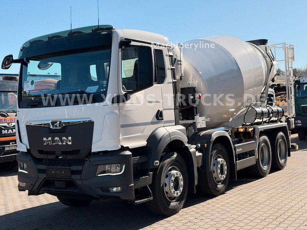 Novi Stetter AM9FHC LL na šasiji MAN TGS 35.440 - AP Axles kamion s mešalicom za beton