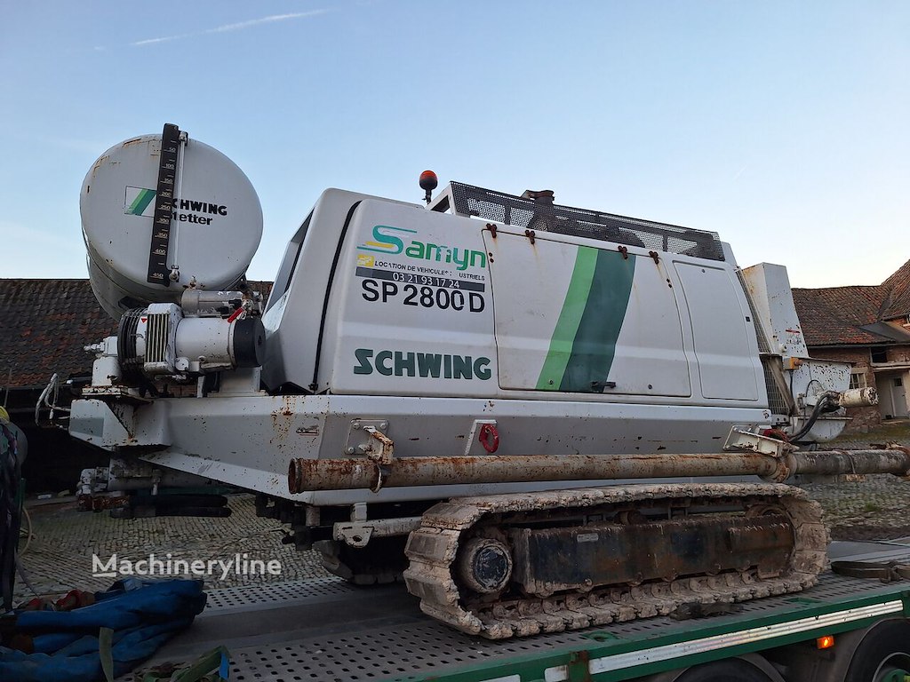 Schwing SP 2800 stacionarna betonska pumpa