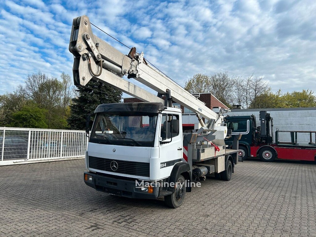 Mercedes-Benz 814 Atego mit Böcker Dachdecker Kran AK25-650 auto dizalica s korpom