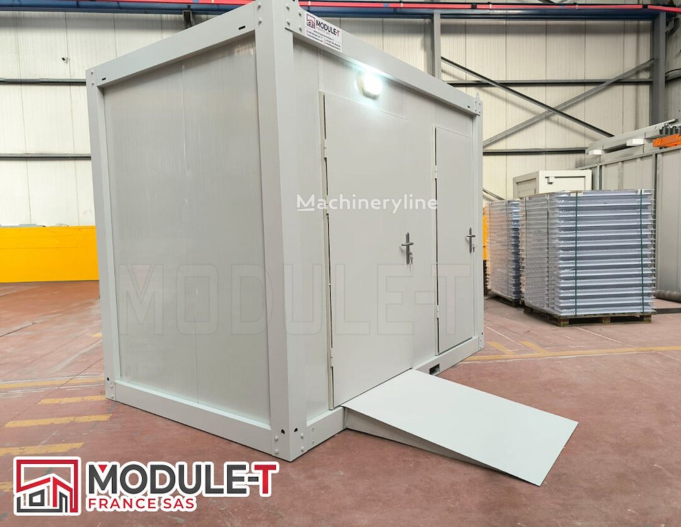 Novi Module-T Behinderten WC Container kaufen 3,00×2,40 m | 7,2 m² | NEU sanitarni kontejner