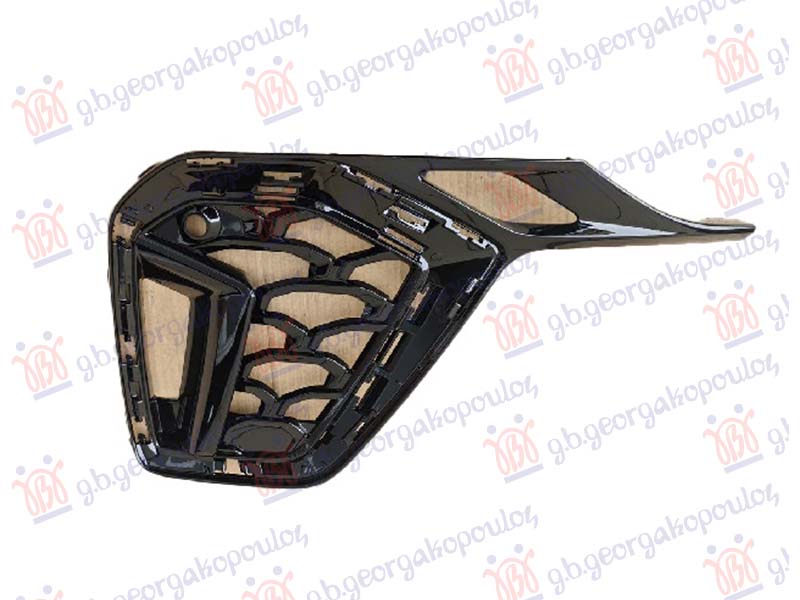 RESETKA PREDNJEG BRANIKA CRNA (PDC SENZOR) (S-LINE) Leva str. AUDI Q7 2024- (4MB/4MG/4MQ) (OEM: 4M0807681AP, 4M0807681APT94)