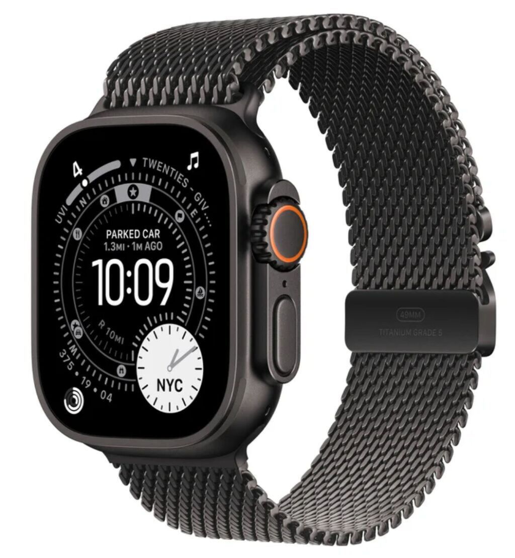 Apple Watch Ultra 3 GPS + Cellular 49mm Black Titanium Case with with
