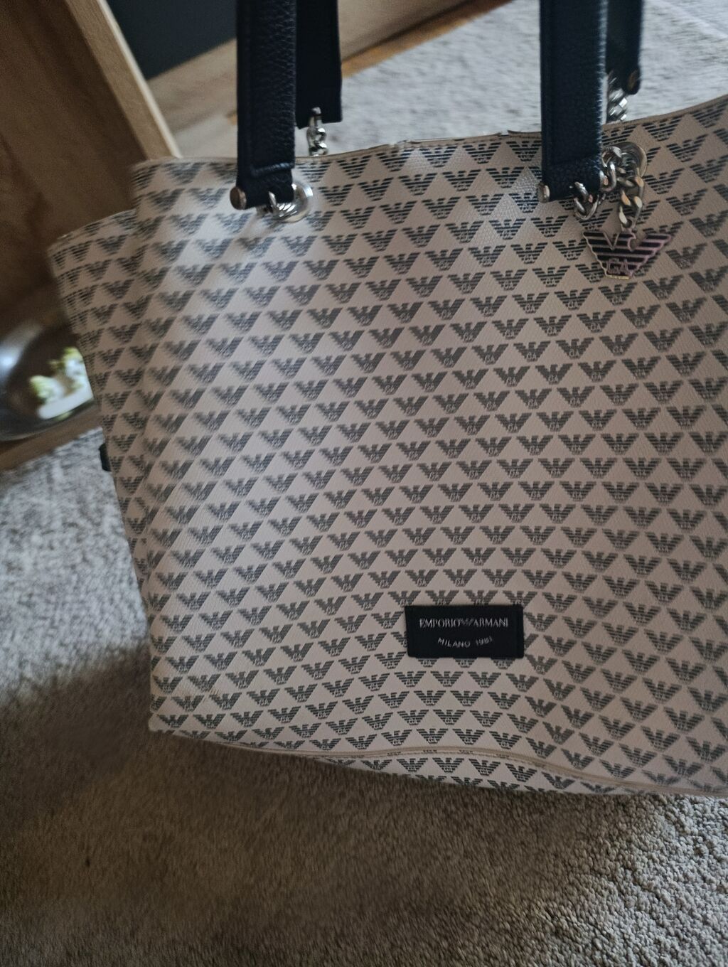 Torbe – set od 2 komada 1) Emporio Armani tote - Velika šoper torba