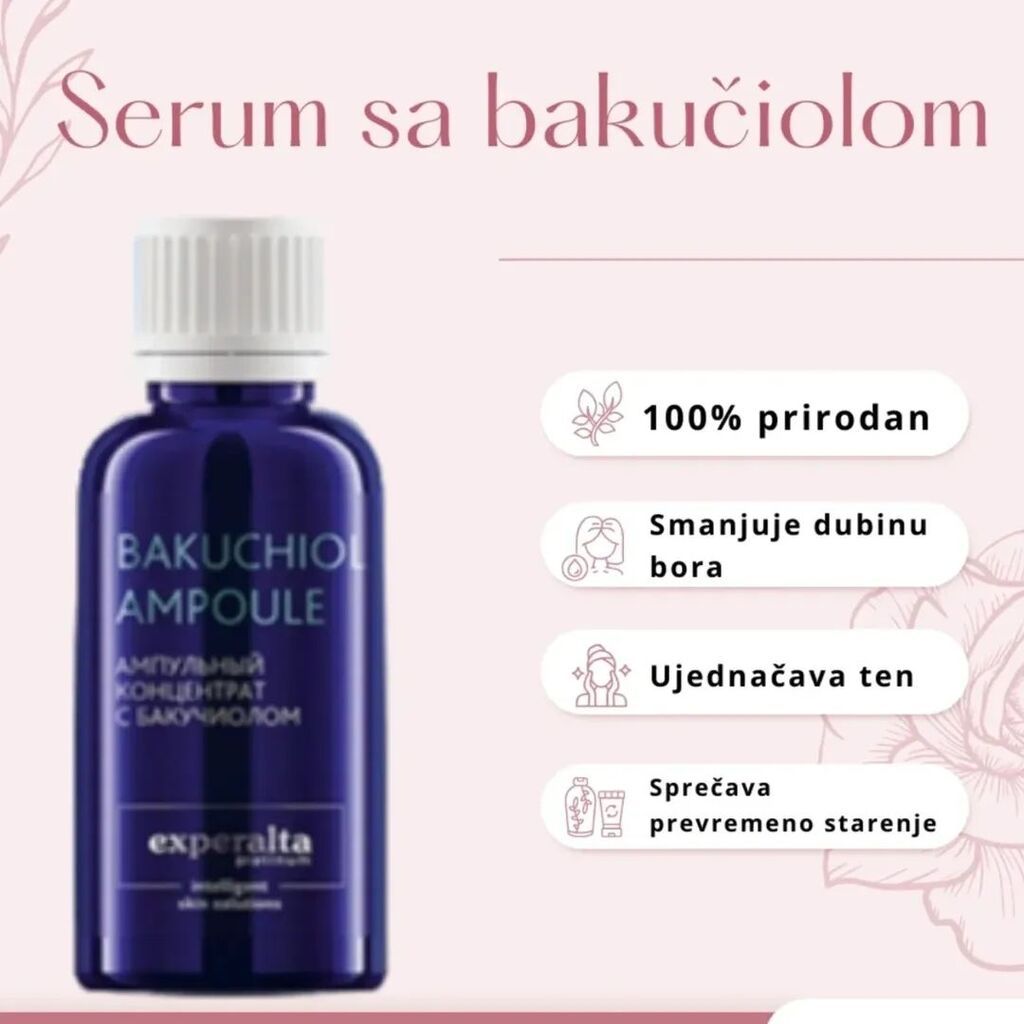Serum sa bakučiolom – Bakuchiol Ampoule (experalta) - 100% prirodan