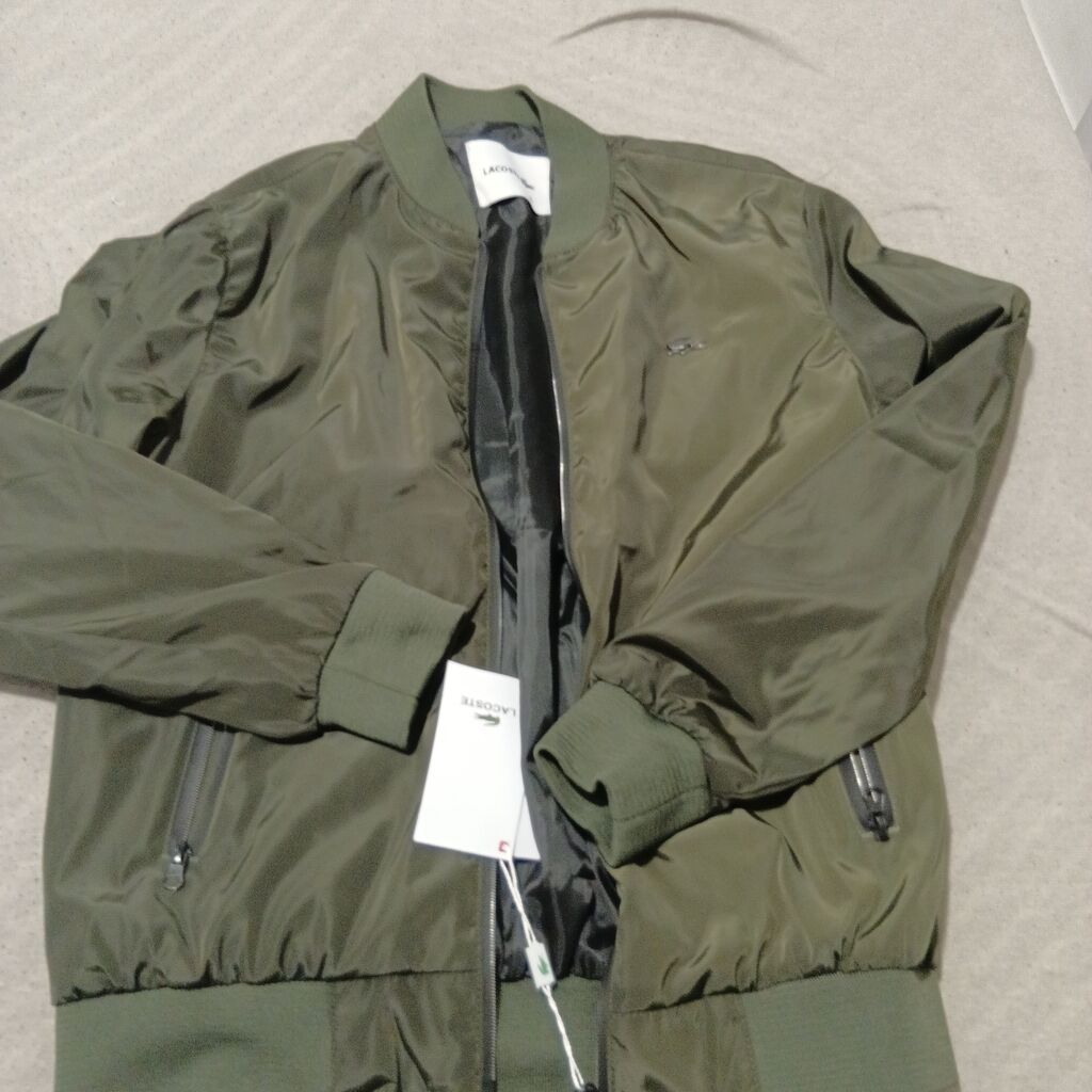 Lacoste bomber jakna – maslinasto zelena turska - Model: klasična