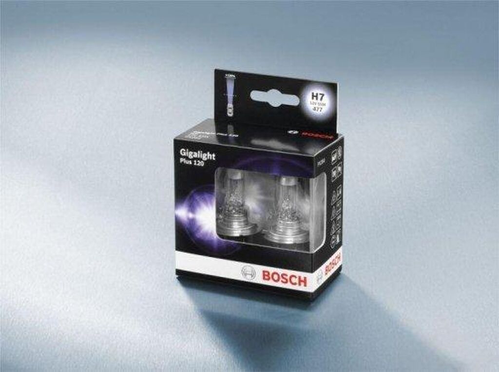 Bosch Gigalight Plus 120 H7 – set halogenih sijalica za farove - Tip