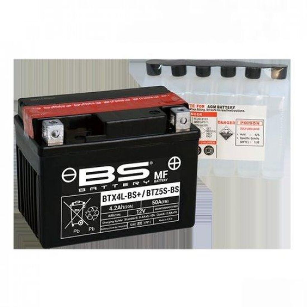 BS Battery MF BTX4L-BS+ / BTZ5S-BS – akumulator za motocikle i skutere