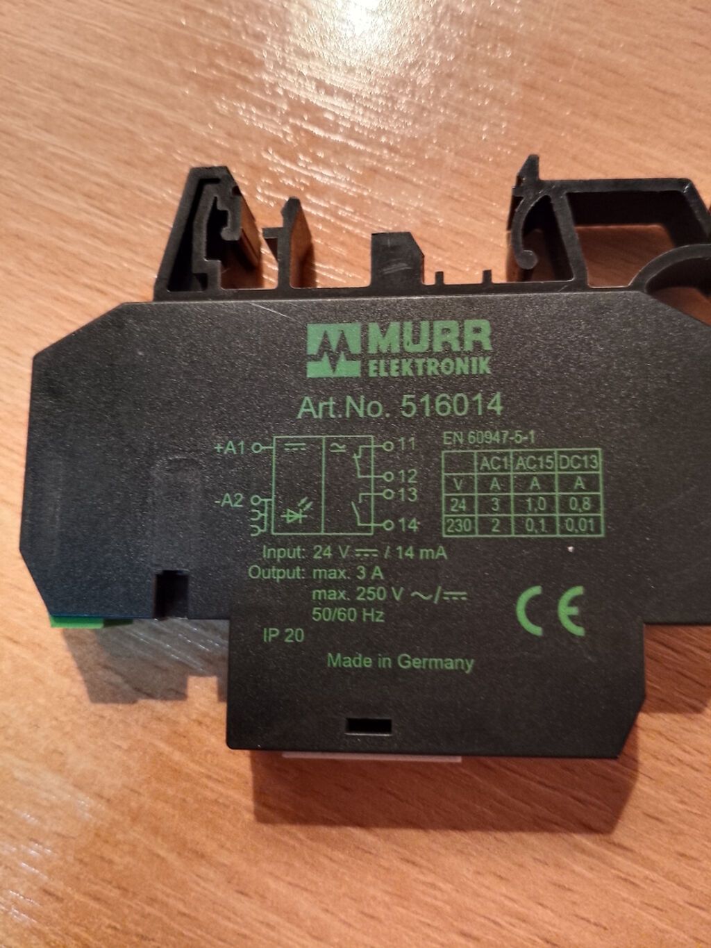 Murr Elektronik interfejsni/relajno baza modul – Art. No. 516014 -