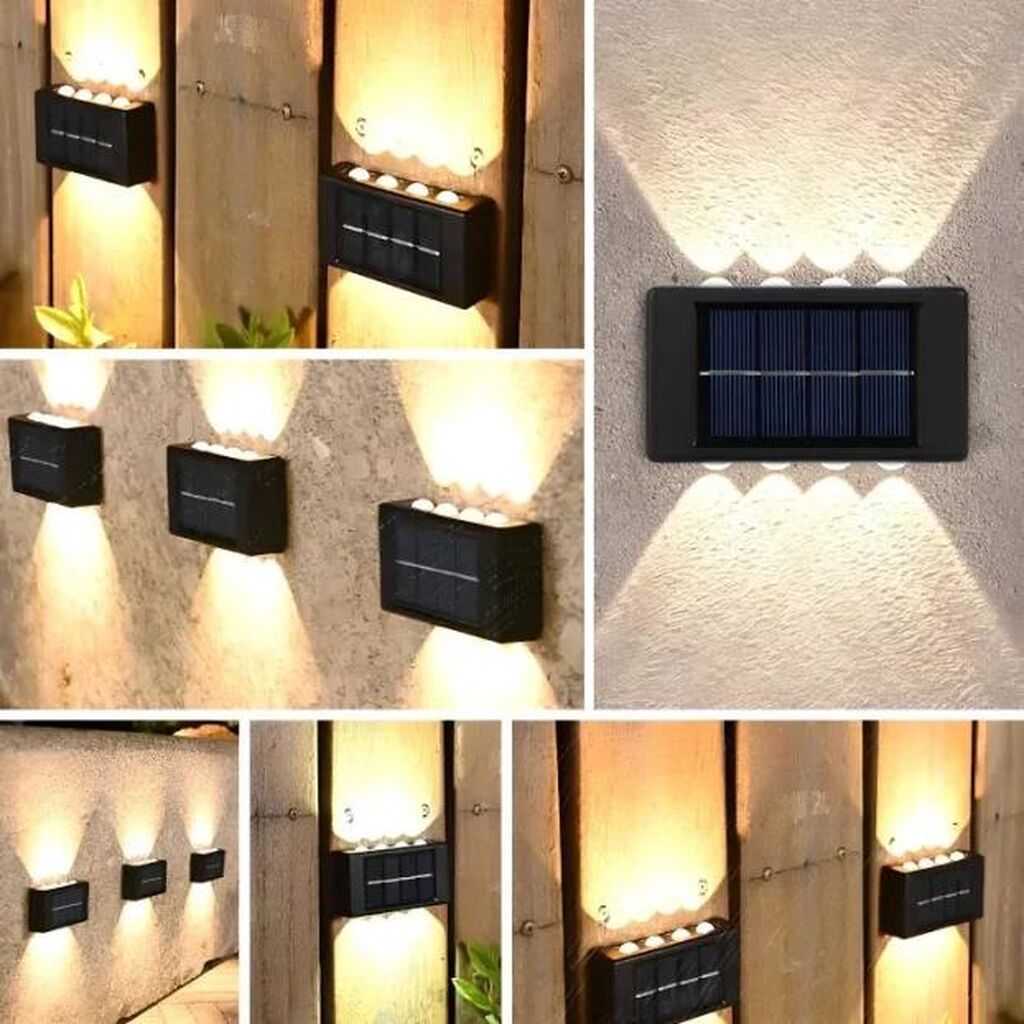 SOLARNA LAMPA 2X4 LED | Praktične solarna lampa za spoljnu upotrebu
