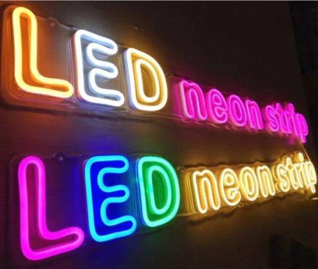 PINK LED NEON FLEX CREVO NEON TRAKA ZA PRAVLJENJE REKLAMA | *U