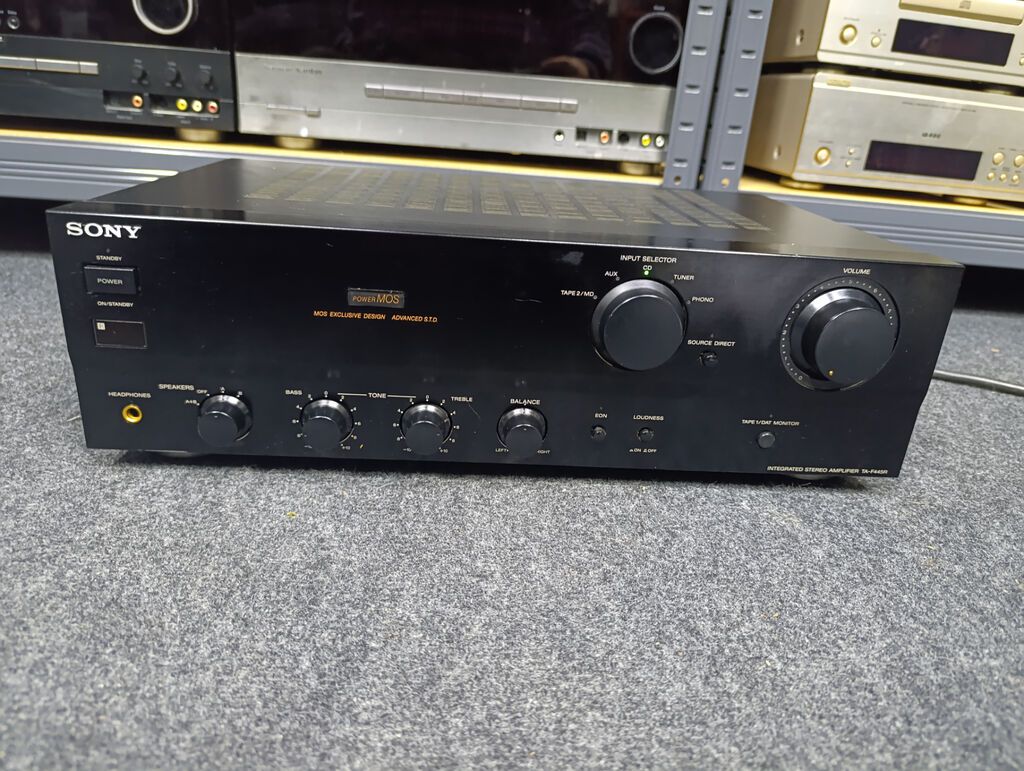 Sony TA-F445R Stereo Integrated Amplifier Specifications Power