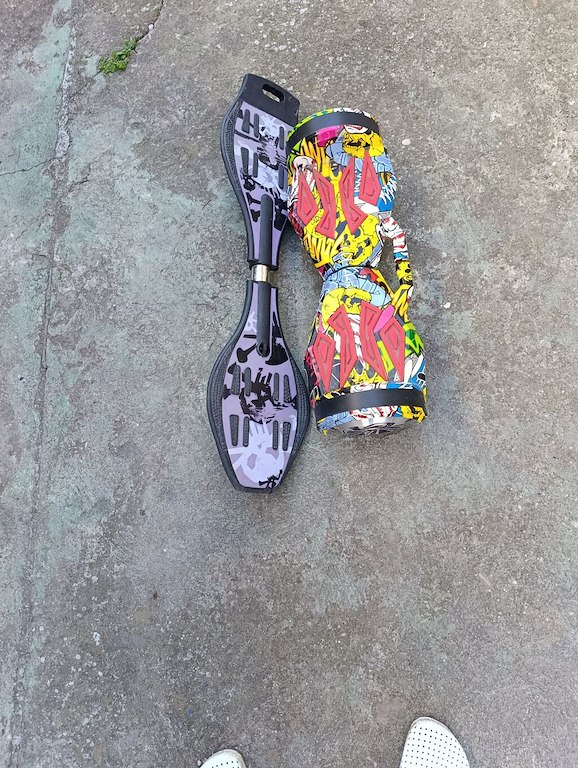 Električni hoverboard + waveboard (ripstik) set - Hoverboard