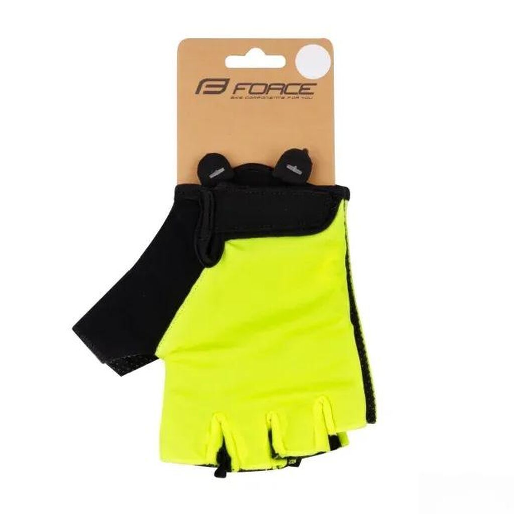 RUKAVICE FORCE FUN, FLUO XL | letnje biciklističke rukavice