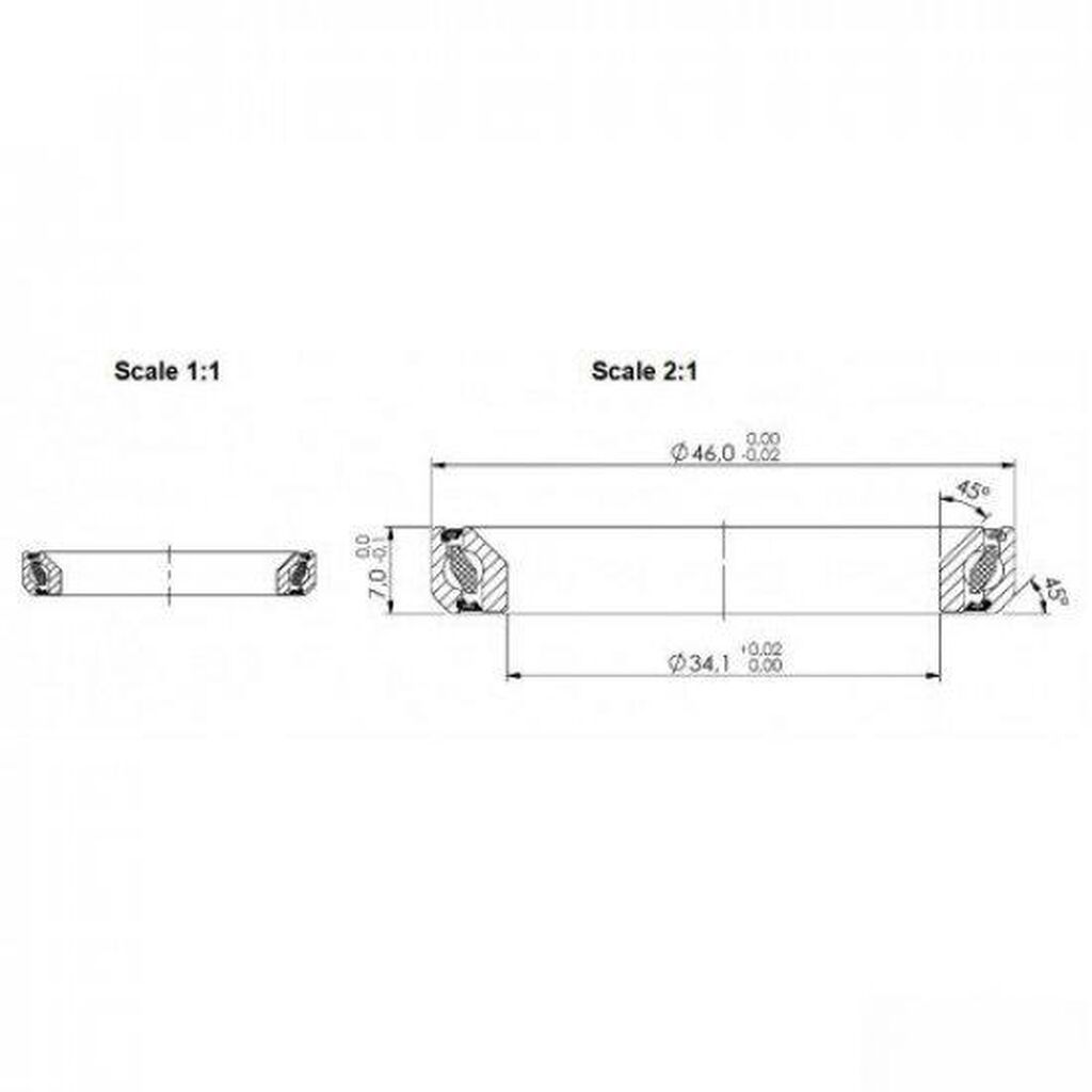 LEŽAJ VILJUŠKE CB-751 34,1X46X7 45/45 | Industrijski ležaj viljuške