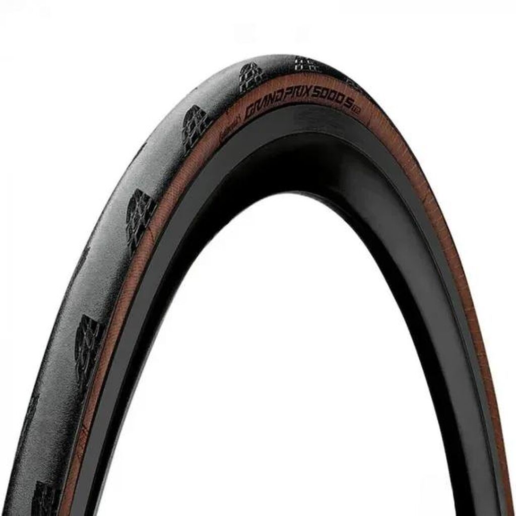 700X25C CONTINENTAL GRAND PRIX 5000 S TR BLACK/TRANSPARENT | GUMA