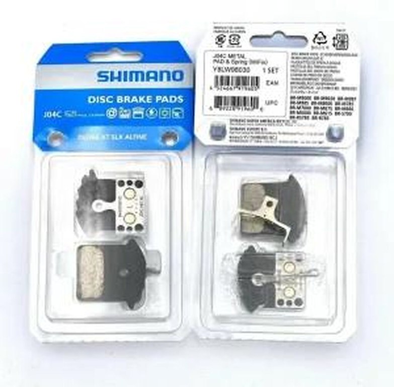 SHIMANO BRAKE PADS ICE TEC J04C METAL WITH COOLING | SHIMANO