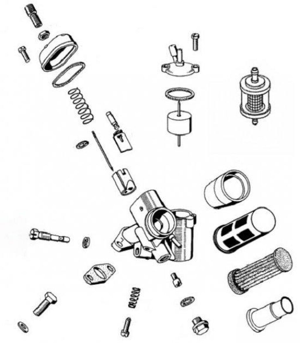 Komplet delova za karburator – set za reparaciju - Sveobuhvatan set