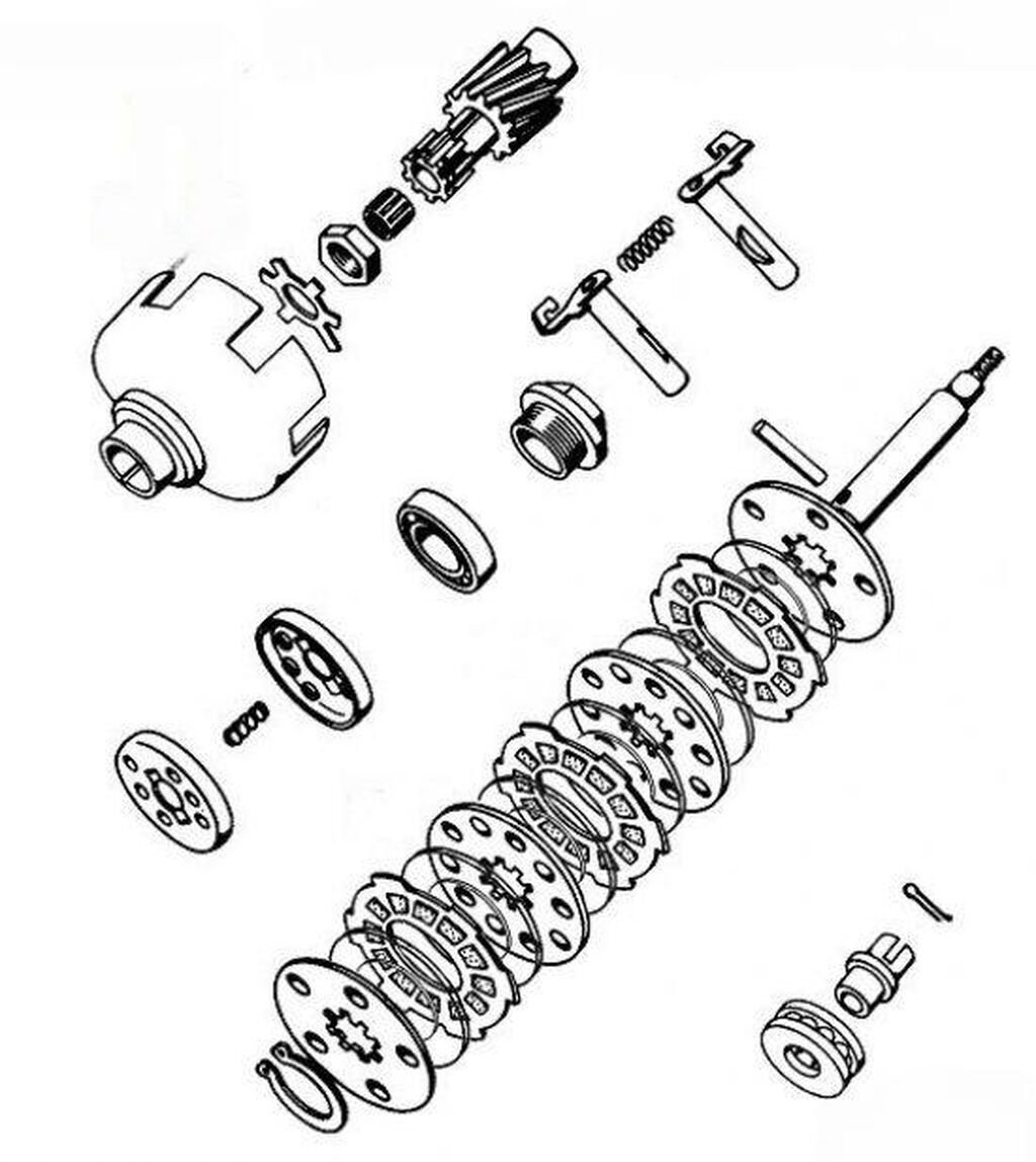 Komplet lamelice/korpa kvačila za Tomos – delovi i sklop Opis: -