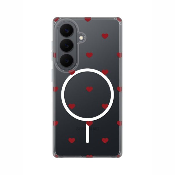 Maska za Samsung S941B Galaxy S26 Red Hearts Print Magsafe