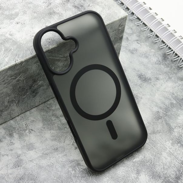 Maska Silky MagSafe matte za iPhone 17, crna