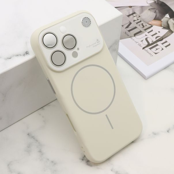 Maska za iPhone 16 Pro (63) PASTEL DREAMS MagSafe bela