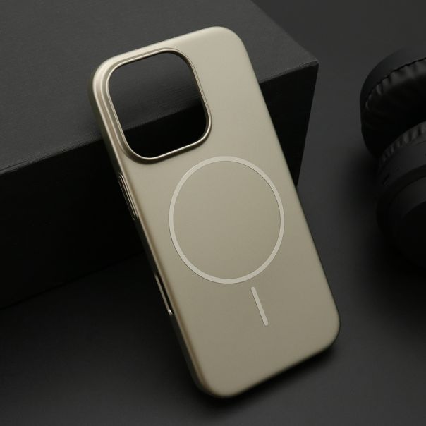 Maska za iPhone 16 Pro (63) PURE MATTE MagSafe zlatna