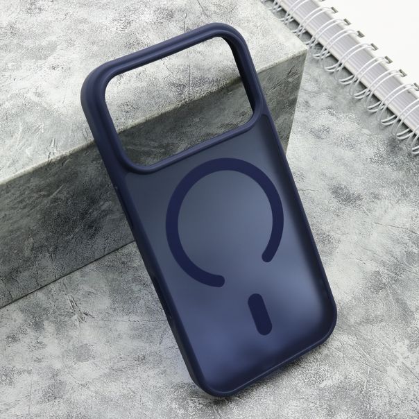 Maska Silky MagSafe matte za iPhone 17 Pro, plava