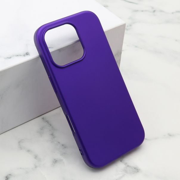 Maska za iPhone 16 Pro (63) ljubičasta Soft Silicone