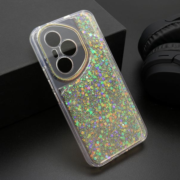Maska Crystal glow za Honor 400 Pro, narandžasta
