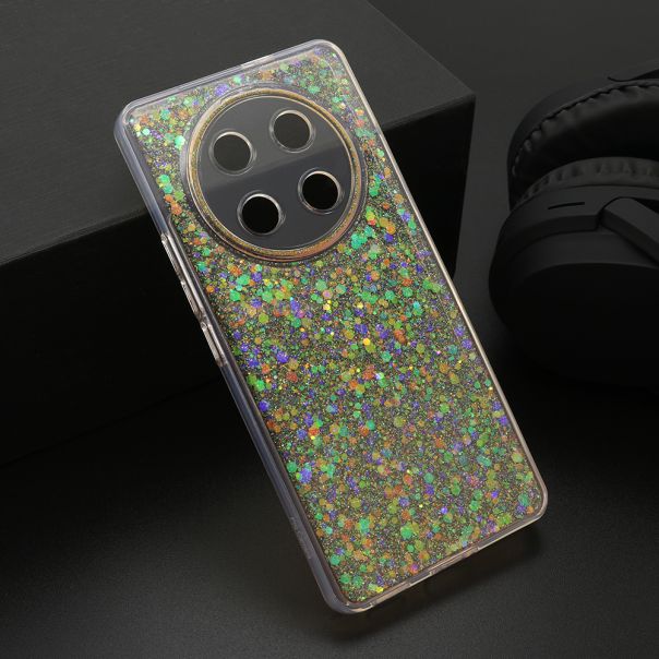 Maska Crystal glow za Honor X9C/Magic 7 lite, narandžasta