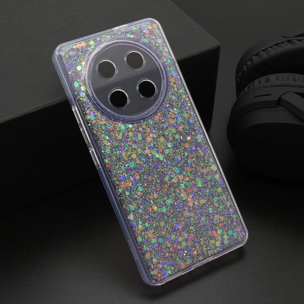 Maska Crystal glow za Honor X9C/Magic 7 lite, ljubičasta