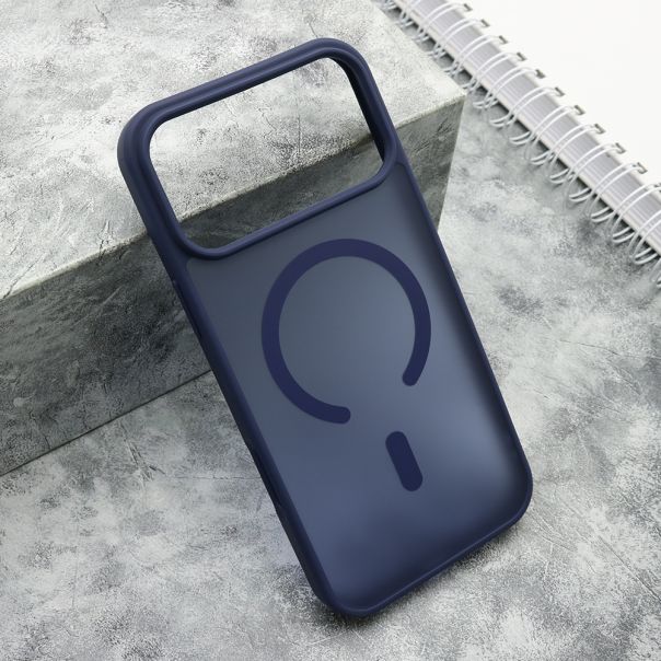 Maska Silky MagSafe matte za iPhone 17 Pro Max, plava