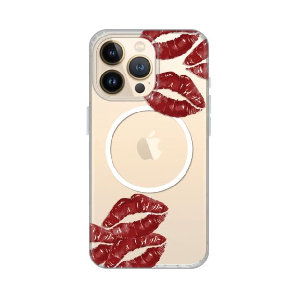 Maska za iPhone 13 Pro 6.1 Kisses Print Magsafe