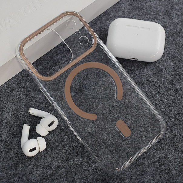 Maska za iPhone 17 Pro Max Berlia Sheen Mag Case zlatna