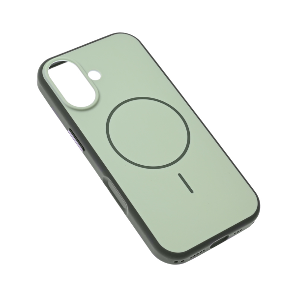Maska za iPhone 16 6.1 zelena Magsafe Matte Line
