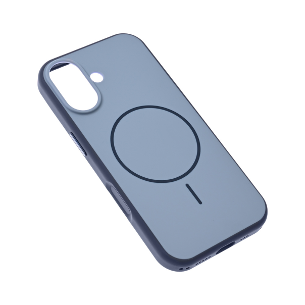 Maska za iPhone 16 6.1 plava Magsafe Matte Line