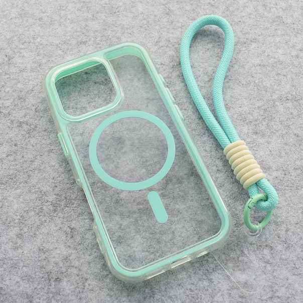 Maska za iPhone 16 Pro Mag Case Grip and Go zelena