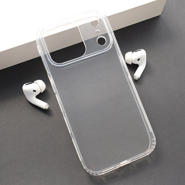 Maska za iPhone 17 Pro Skin Silikon with pluggy transparent