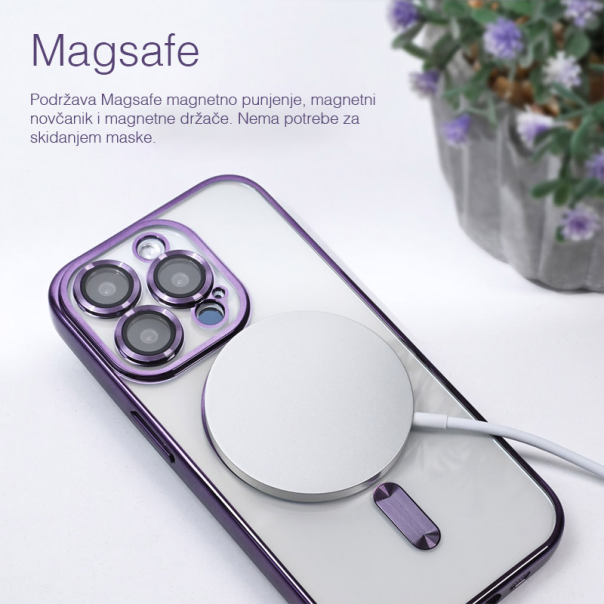 Maska za iPhone 17 Pro Mag Case Electro crna