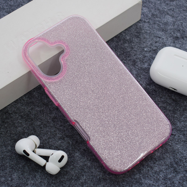 Maska za iPhone 17 Crystal Dust pink
