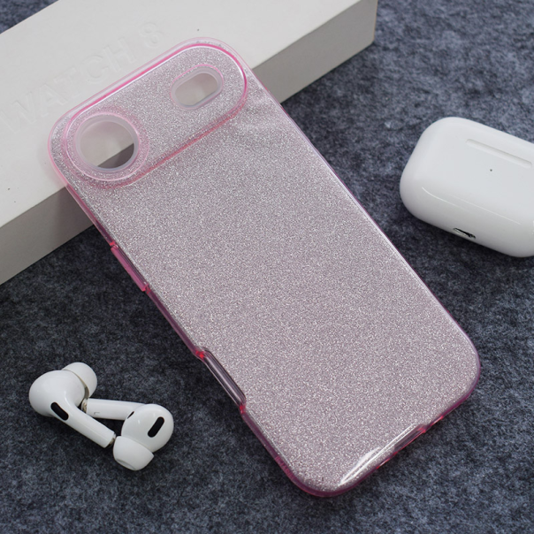 Maska za iPhone 17 Air Crystal Dust pink