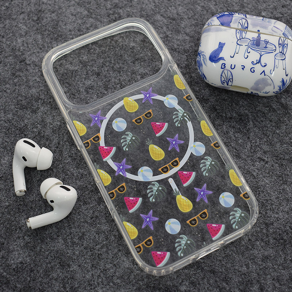 Maska za iPhone 17 Pro Max Sunny Paradise Mag Case Nanobit Print