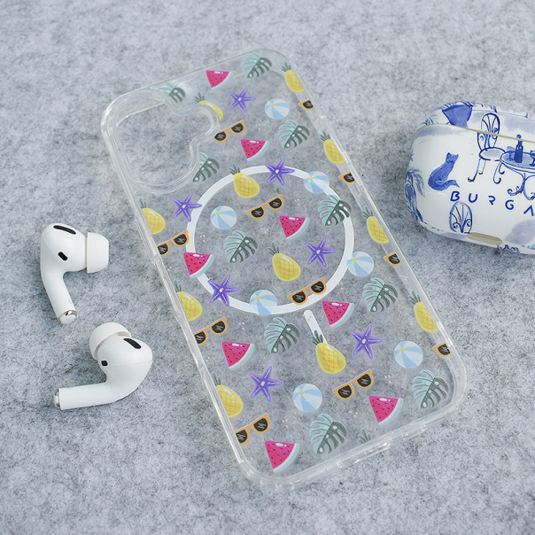 Maska za iPhone 16 Sunny Paradise Mag Case Nanobit Print