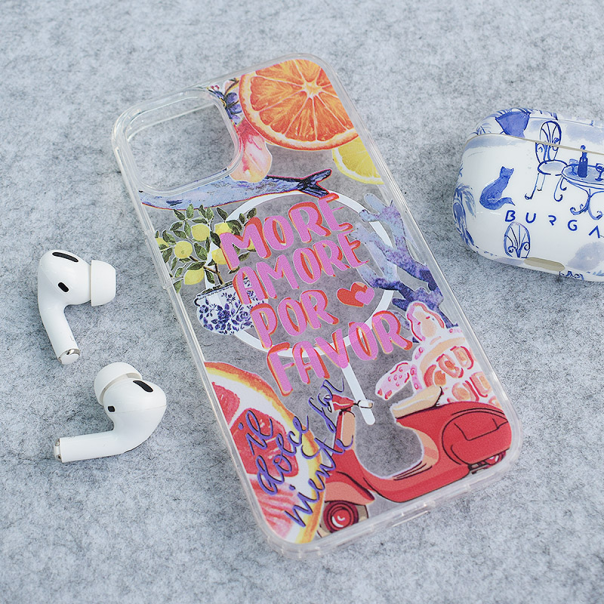 Maska za iPhone 15 Summer Amore Mag Case Nanobit Print